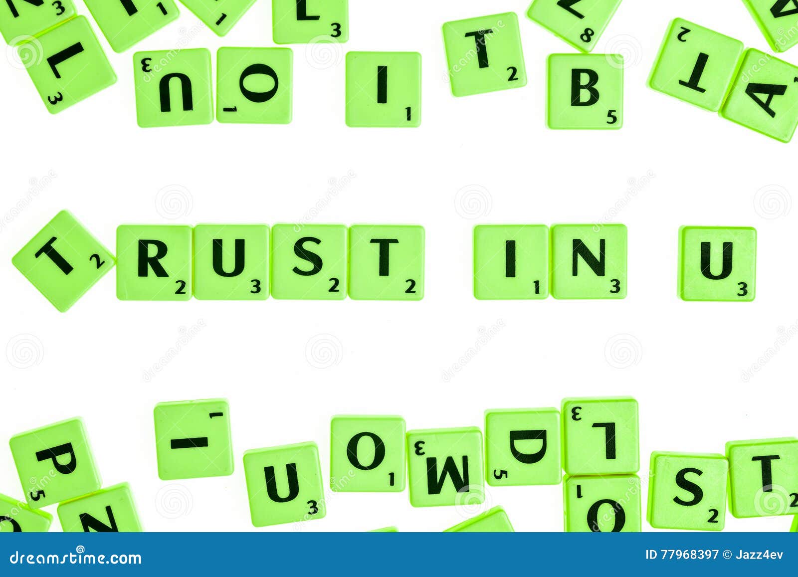 Board Game Having Tiles with Letters To Form Words and Sentences Stock ...