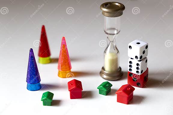 Board Game Items: stock image. Image of fortune, home - 208281417