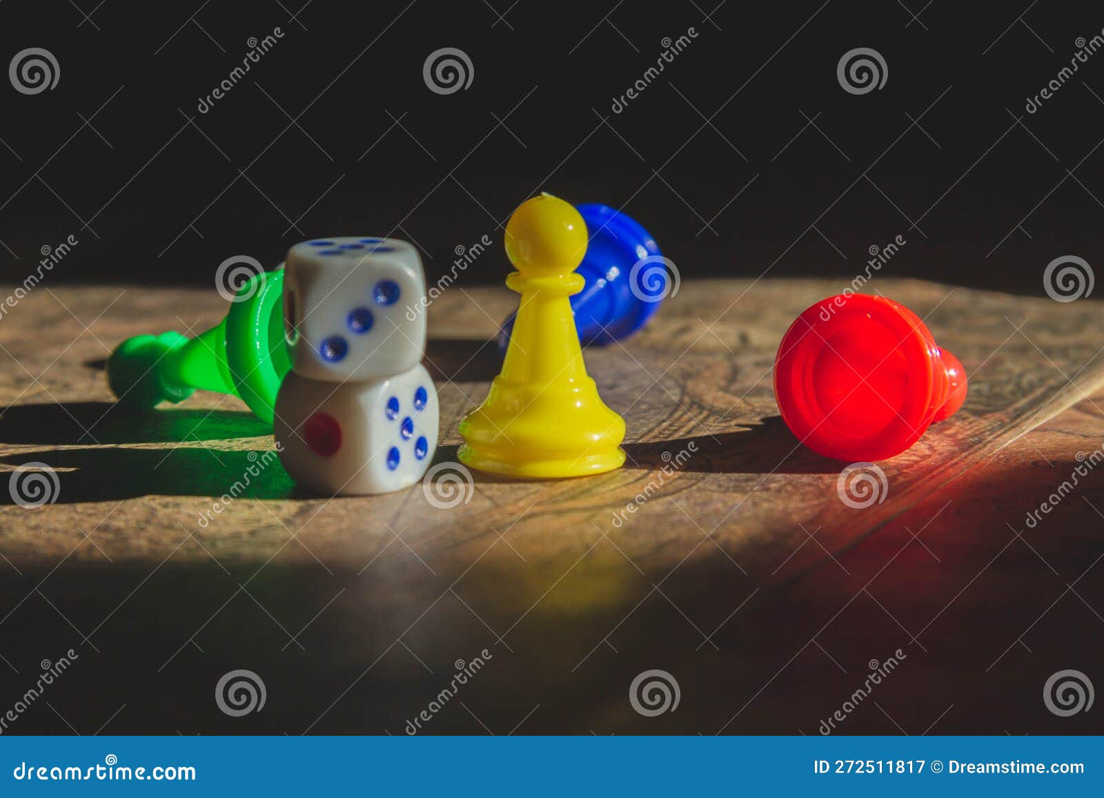 Board Game Kit. Vintage Style Game. Land Conquest Strategy Stock Image ...