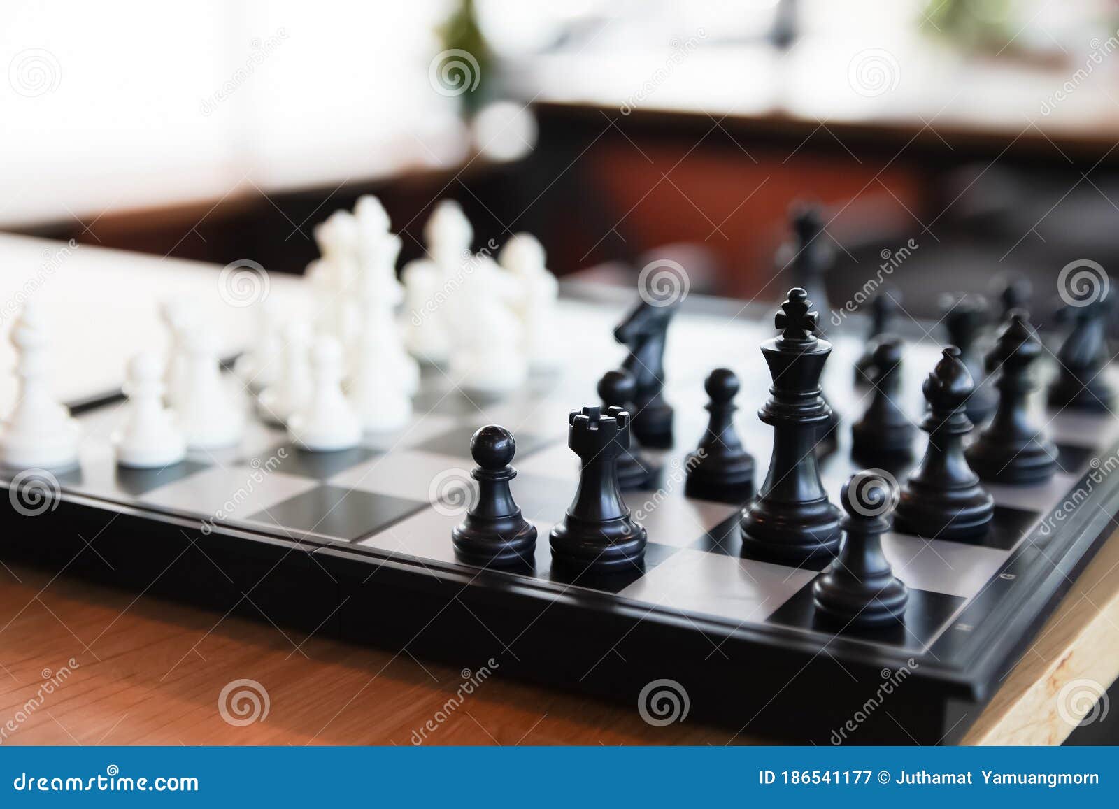 Board Game of Strategic Skill for Two Players Played on a Checkerboard ...