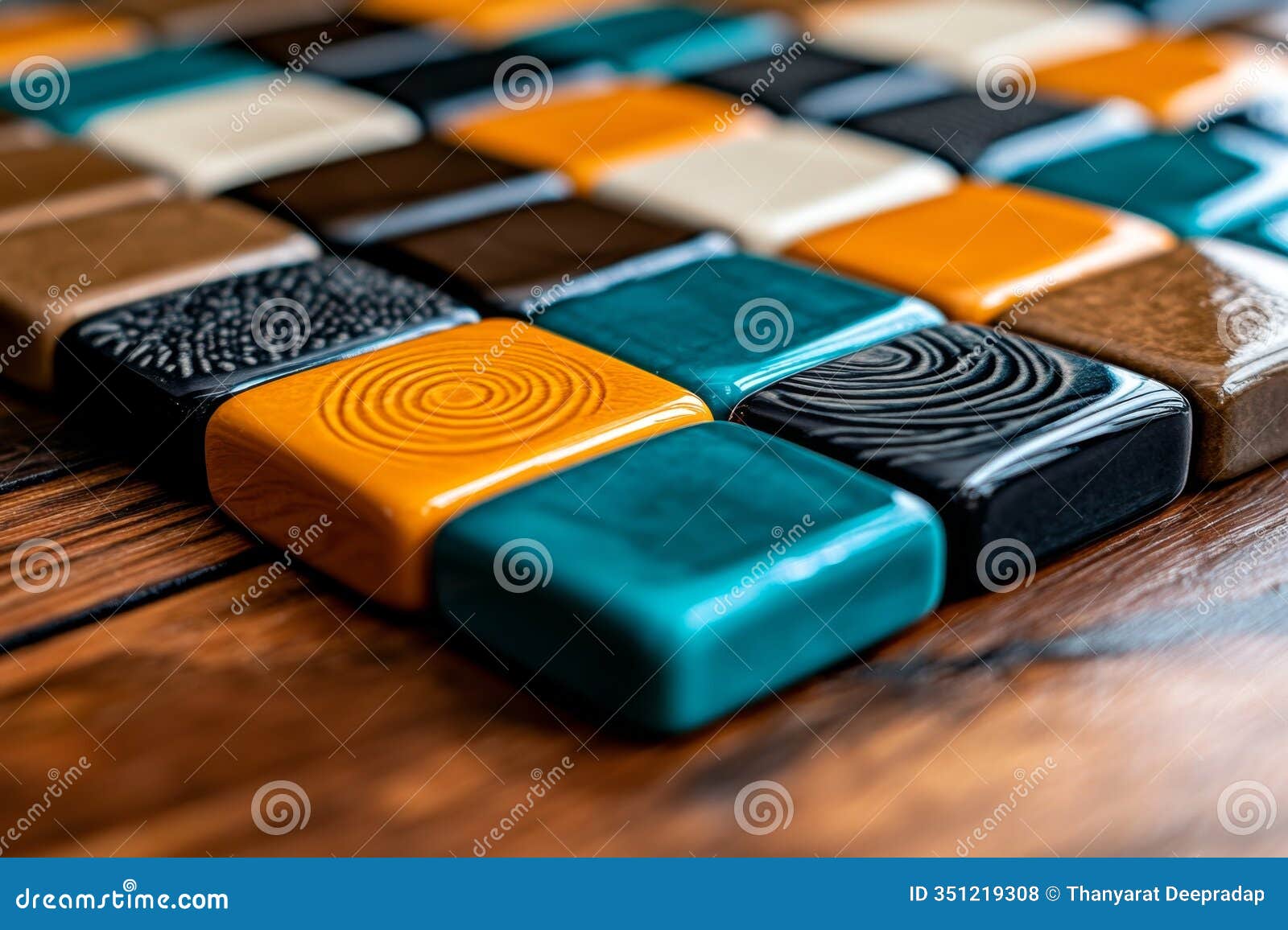 Board Game, Tile Placement, Creating Patterns Involves Strategic ...