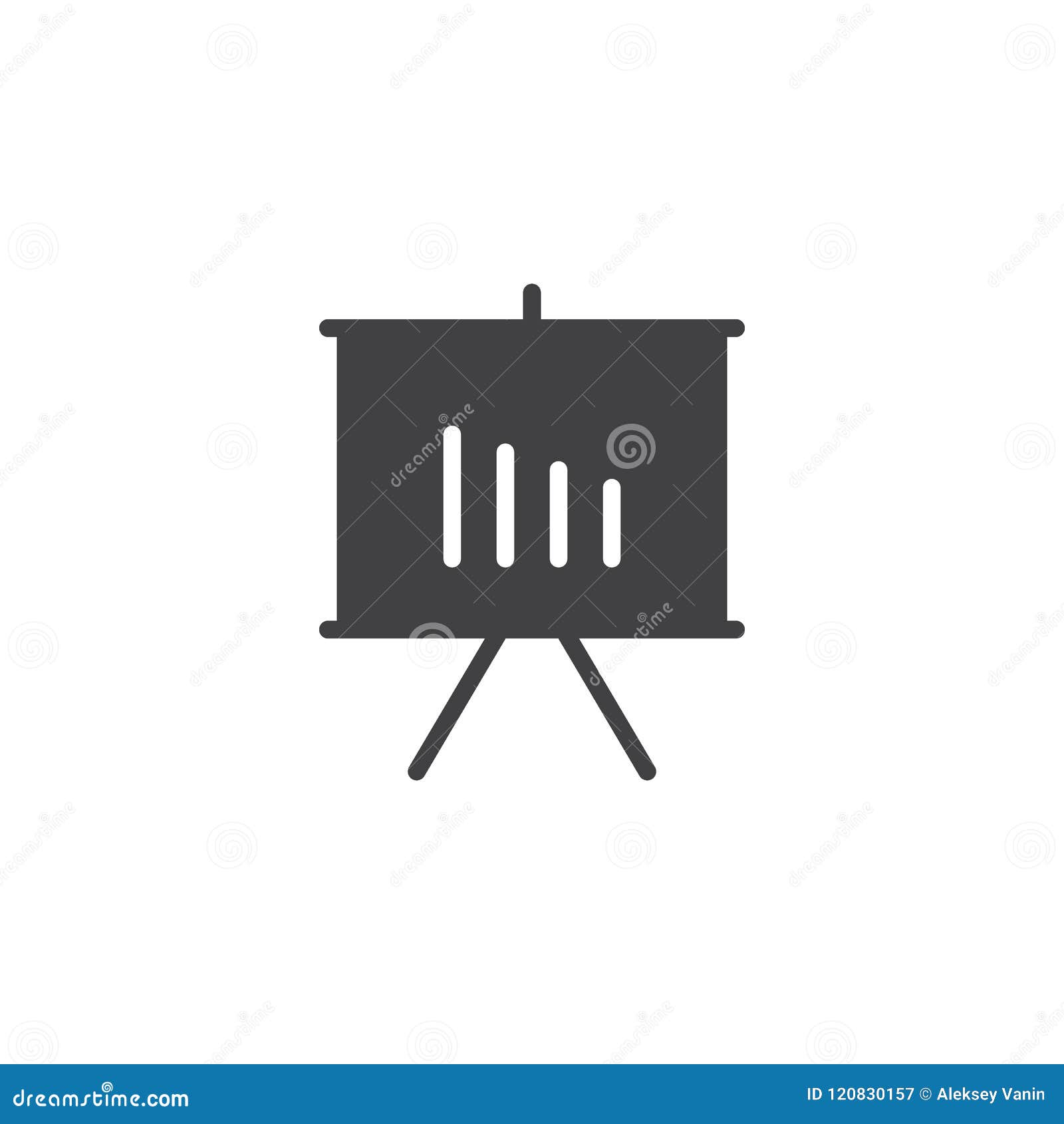 Board with Graph Vector Icon Stock Vector - Illustration of result ...