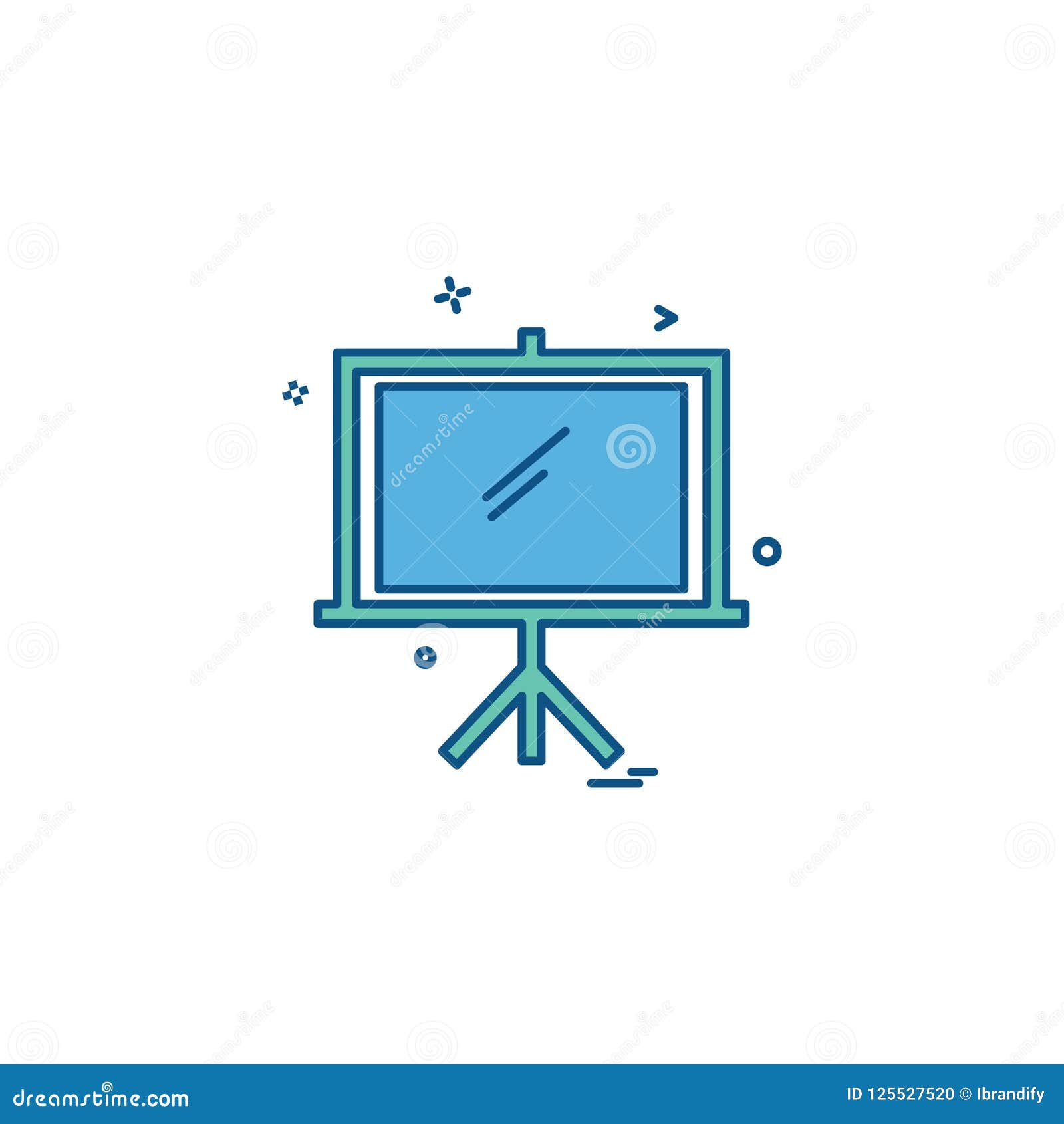 Board icon design vector stock vector. Illustration of isolated - 125527520