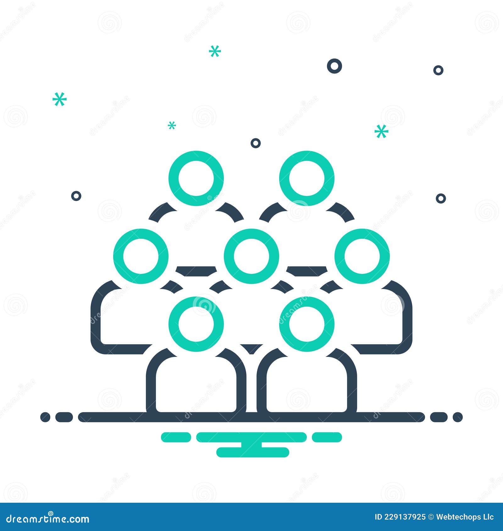 Mix Icon for Board, Member and Director Stock Vector - Illustration of ...