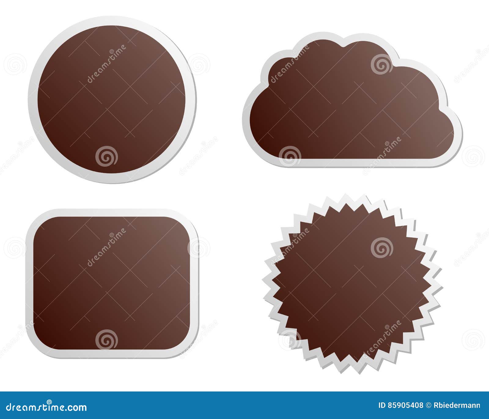 Board labels stock vector. Illustration of icon, paper - 85905408