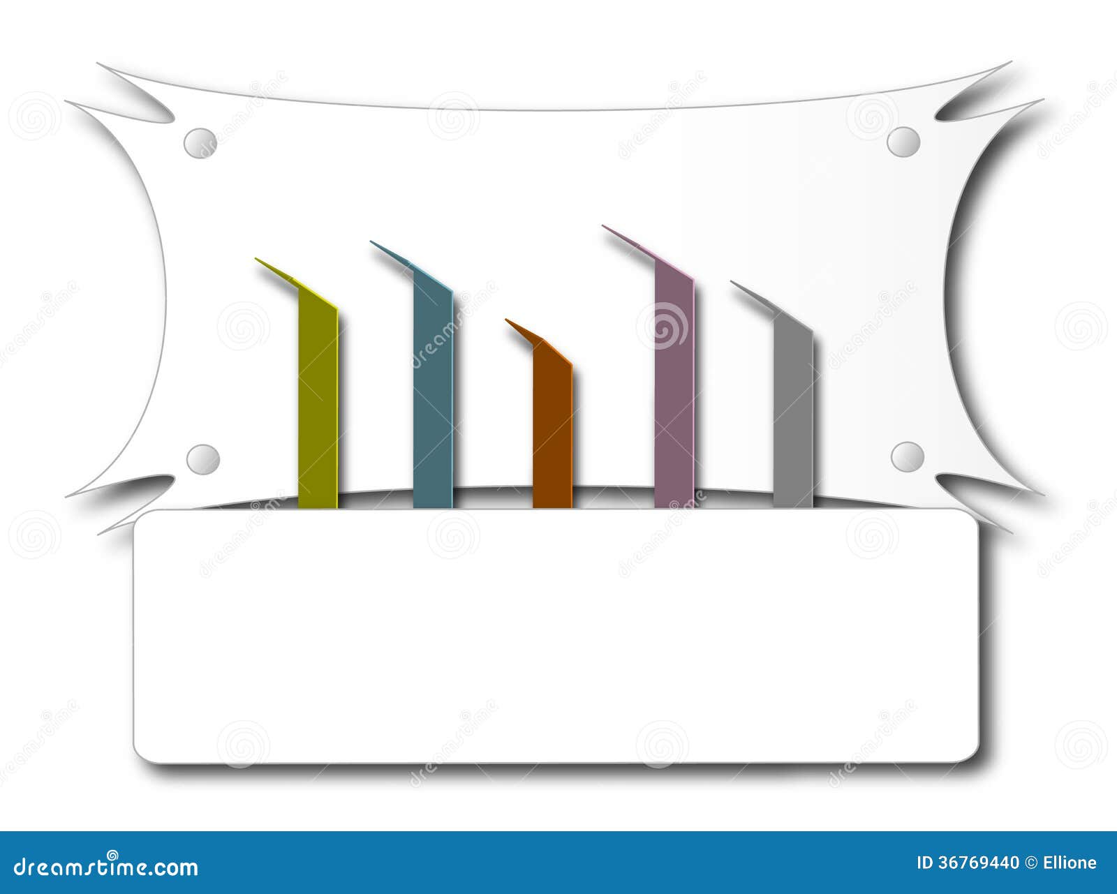 Board of labels, vector stock vector. Illustration of communications ...