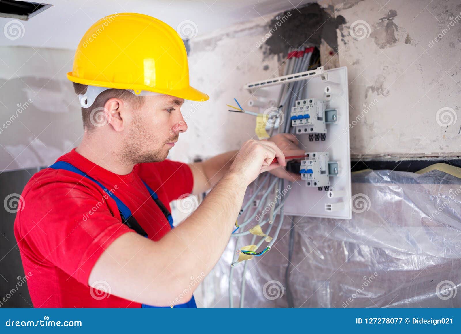 Board Lacing of Wires and Cables Stock Image - Image of panel ...
