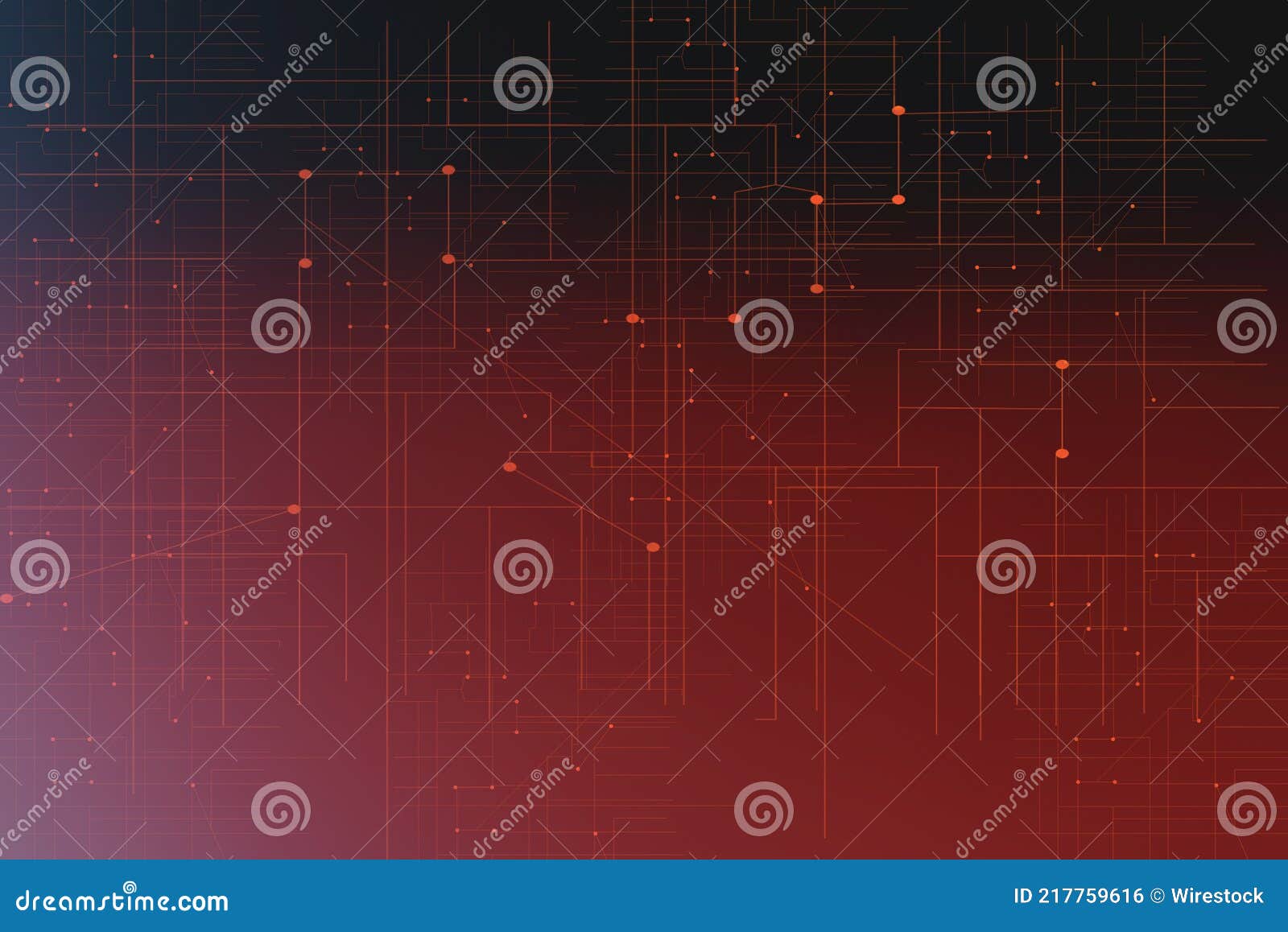 Board Layout As a Background with Light Effects Stock Illustration ...