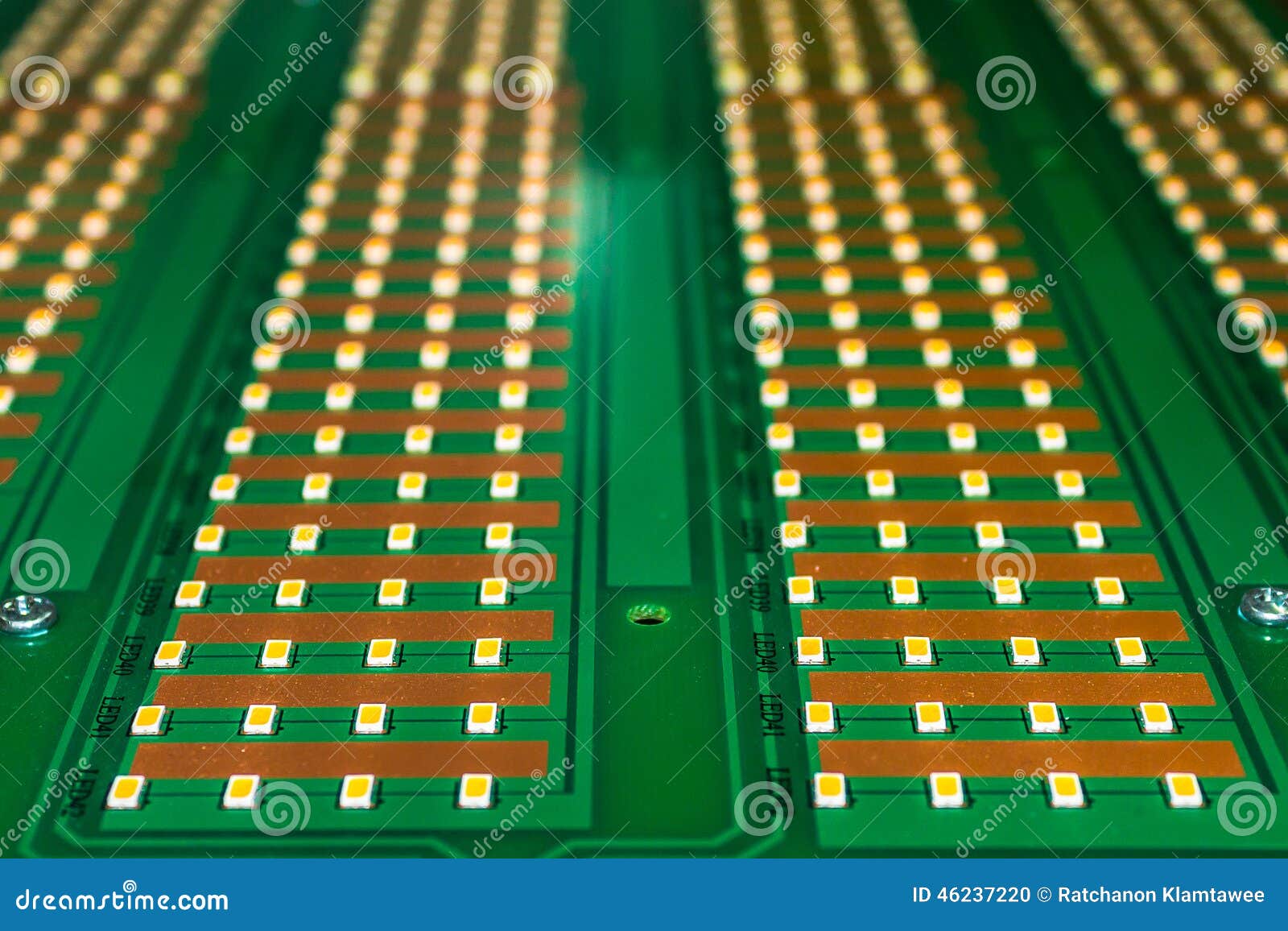 Board LED lamp.. stock photo. Image of electric, lamp - 46237220