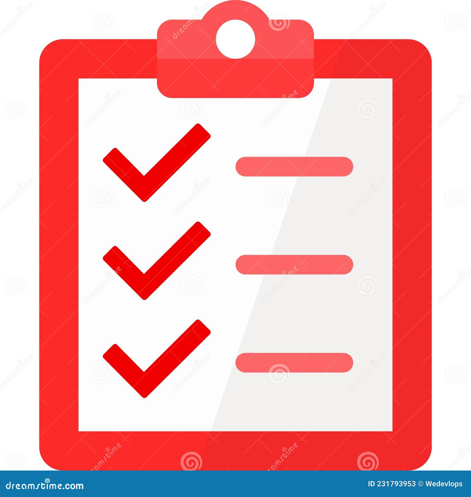 Board With To Do List. Lines With Check Boxes. Checklist For Not ...