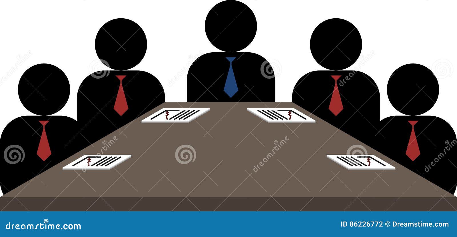 Board meeting stock vector. Illustration of showing, board - 86226772