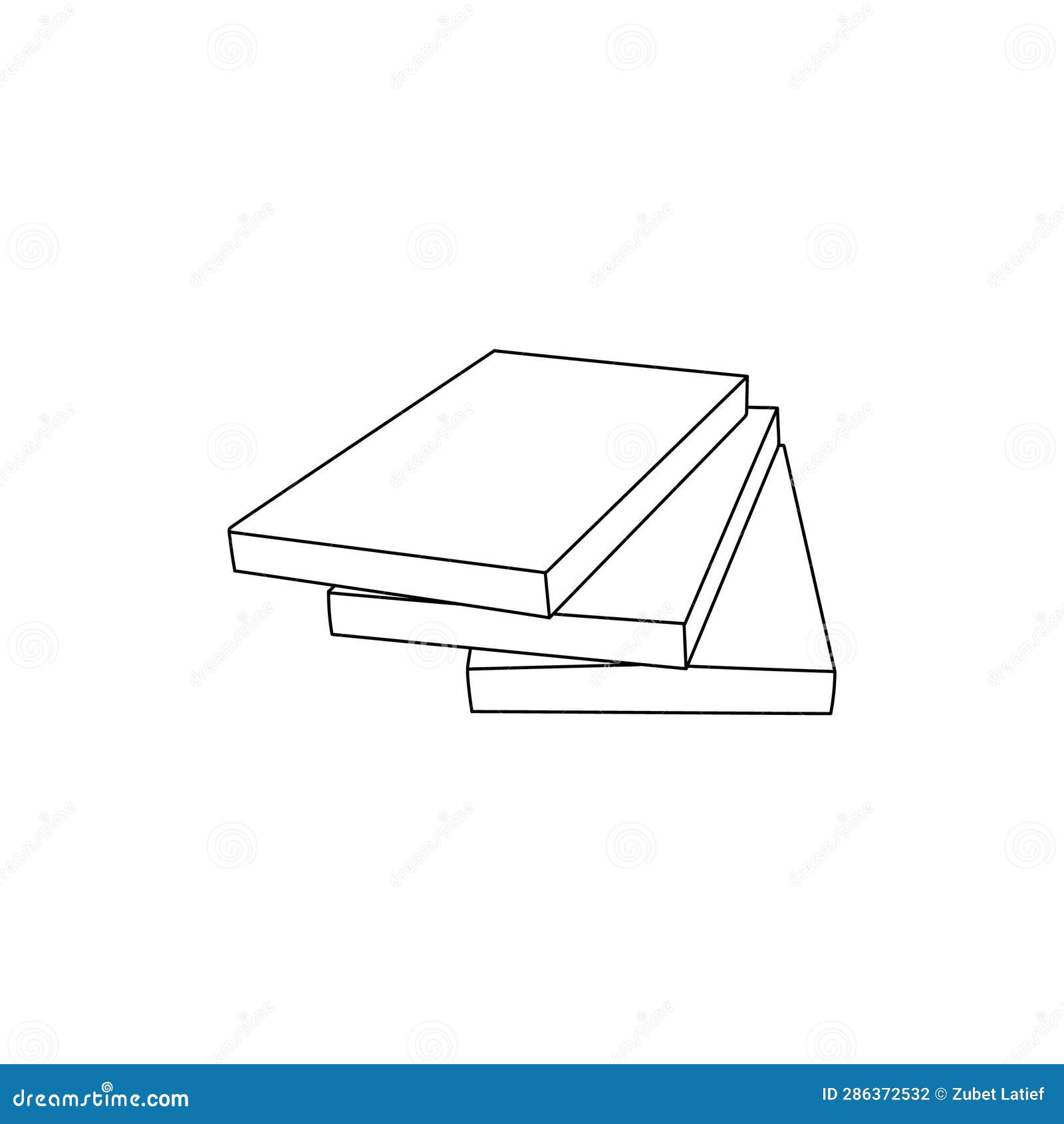 Board Modern Outline Style Icons. Vector Illustration on a White ...