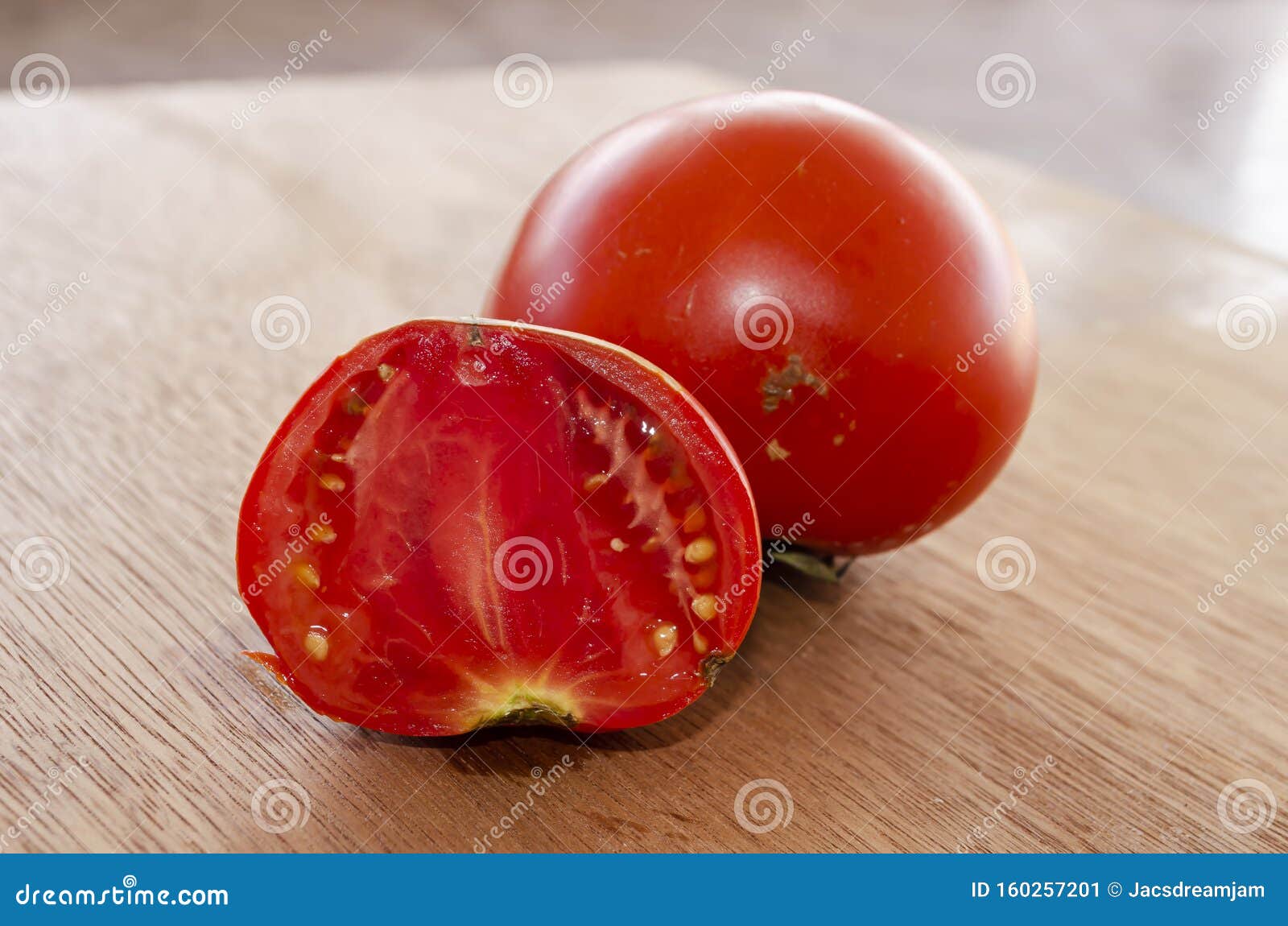 Half and Whole Ripe Tomatoes Stock Image - Image of filled, item: 160257201