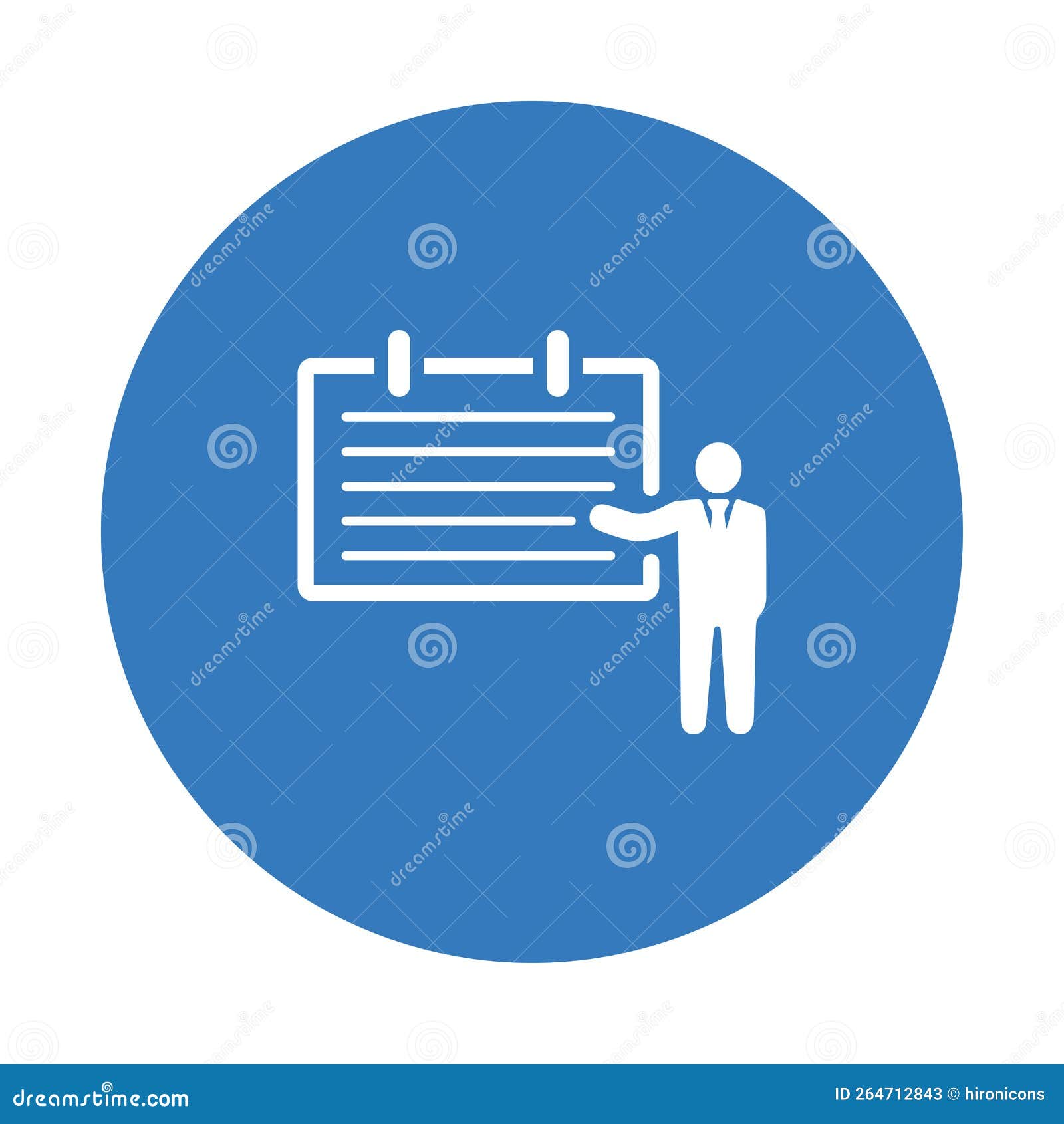 Board, presentation icon stock illustration. Illustration of school ...