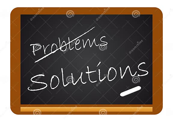 Board Problems/Solutions stock vector. Illustration of single - 19946742