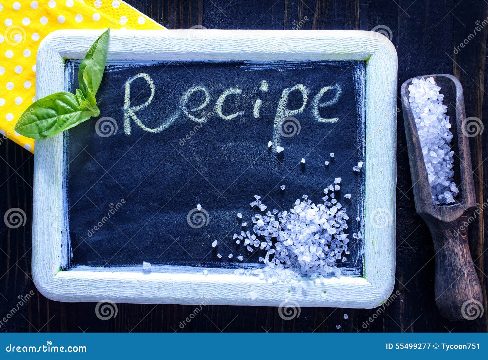 Board for recipe stock image. Image of learning, reminder - 55499277