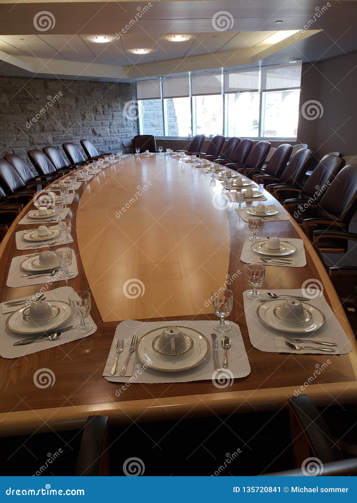 Board room dining stock image. Image of dinner, corporate - 135720841