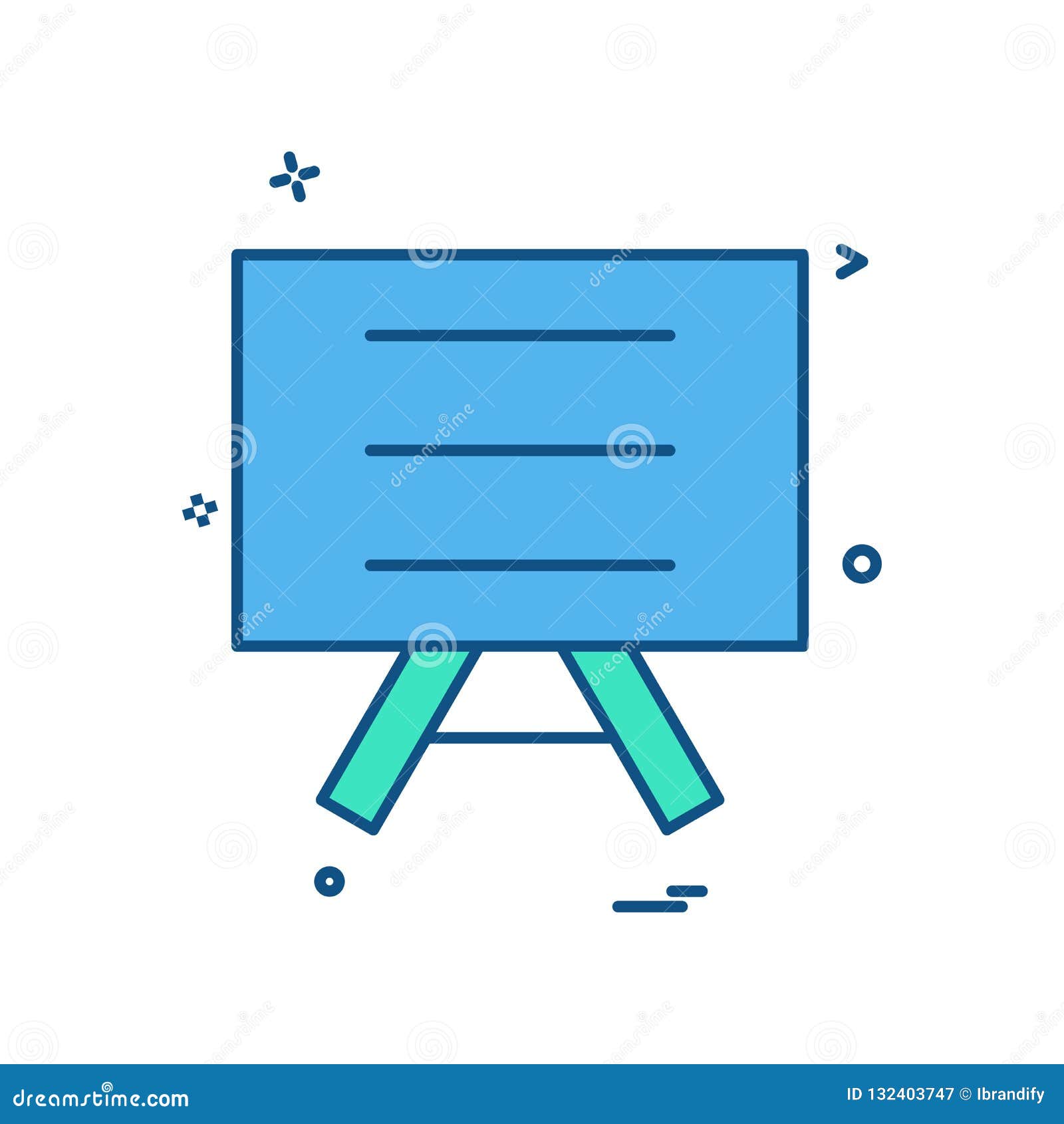 Board School Icon Vector Design Stock Vector - Illustration of element ...