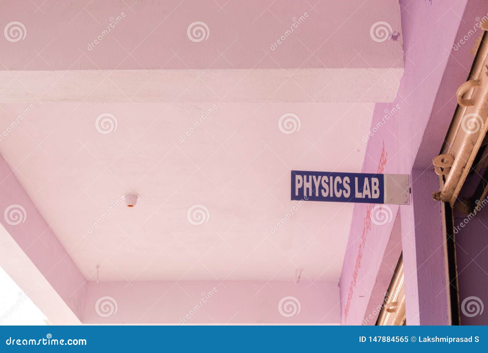 Board Showing of Physics Lab at the Entrance of the Class Room in ...