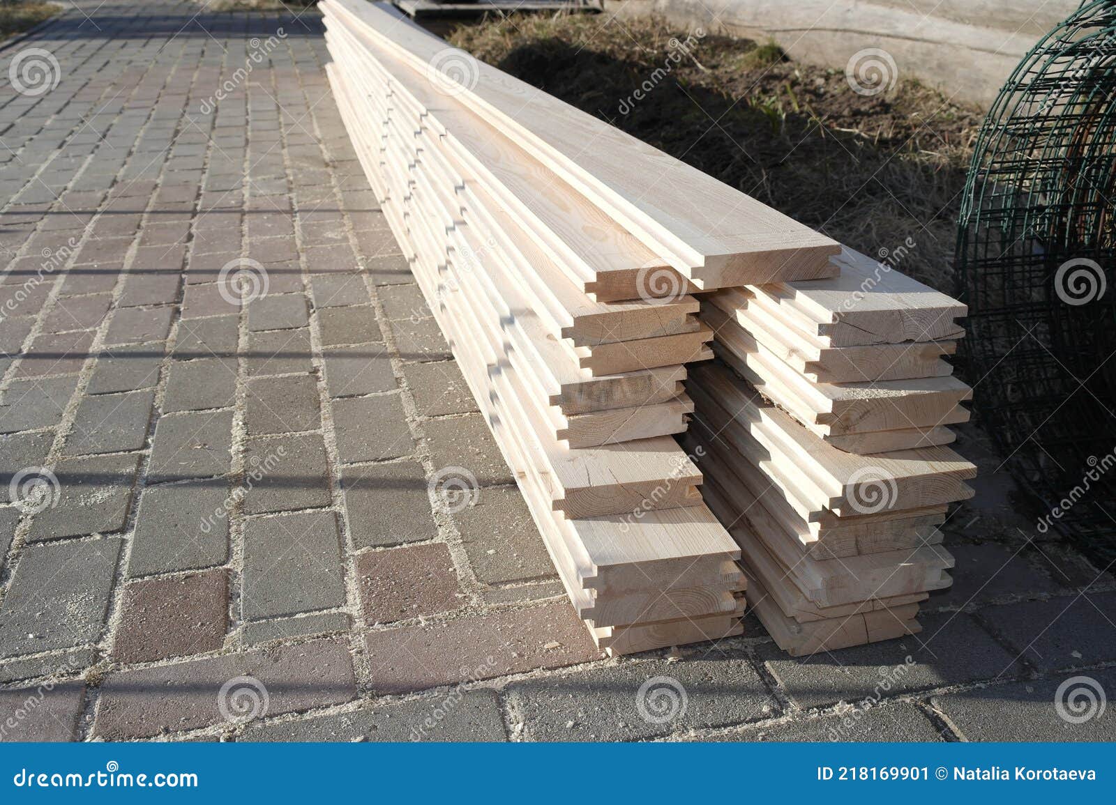 Board with Spike Groove Connection Type Stock Image - Image of ...