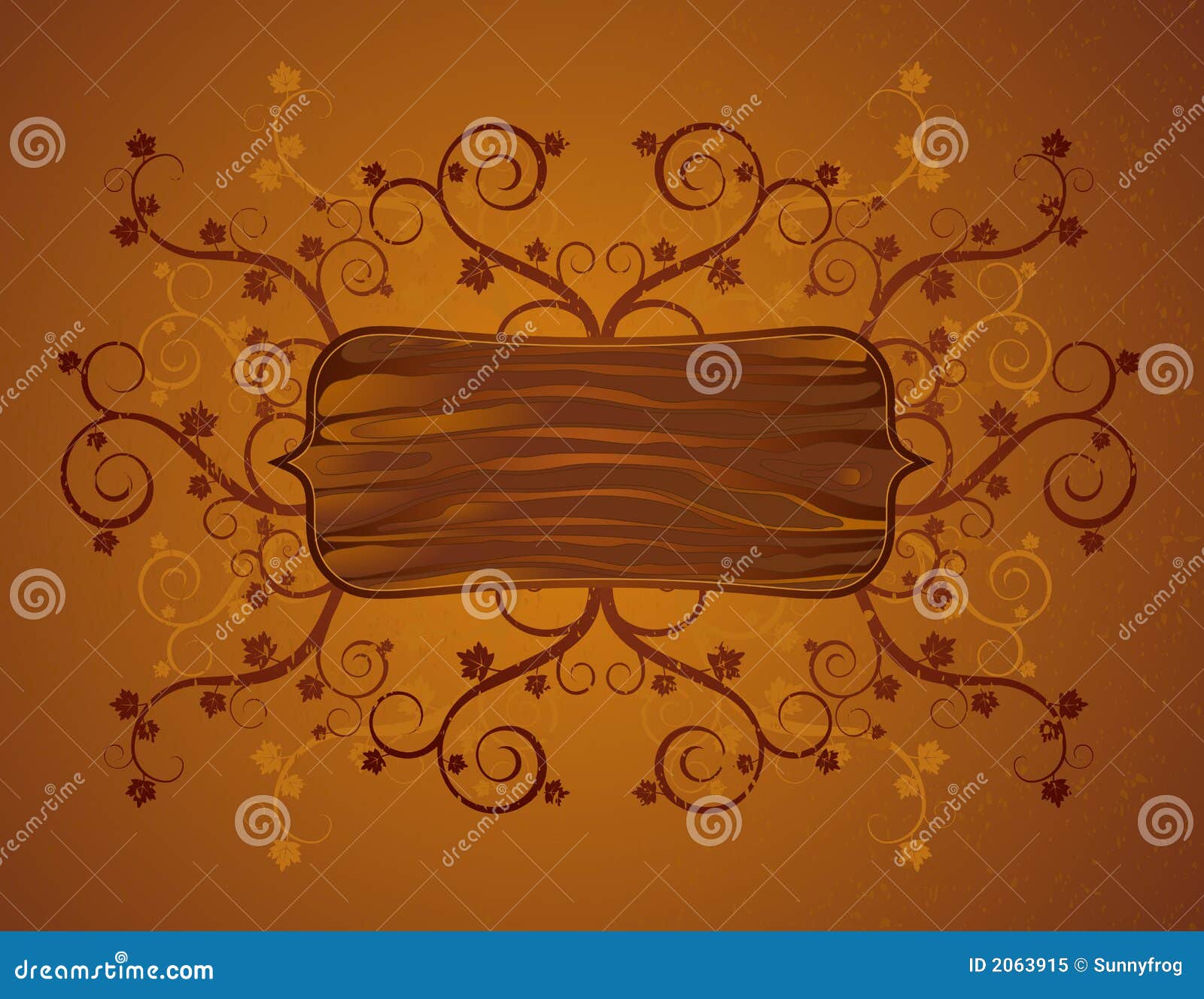 Board and squiggle, vector stock vector. Illustration of design - 2063915
