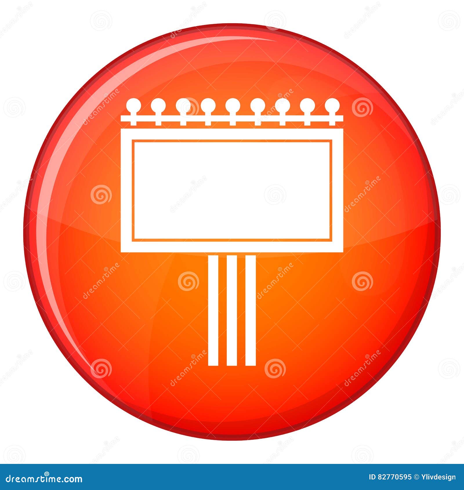 Board for Statistics Icon, Flat Style Stock Vector - Illustration of ...