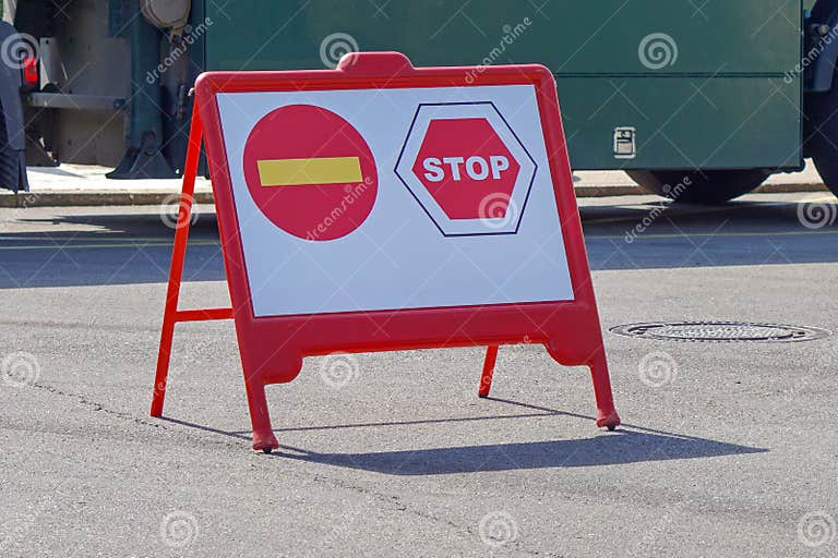 A board stop stock photo. Image of road, danger, sign - 229624888