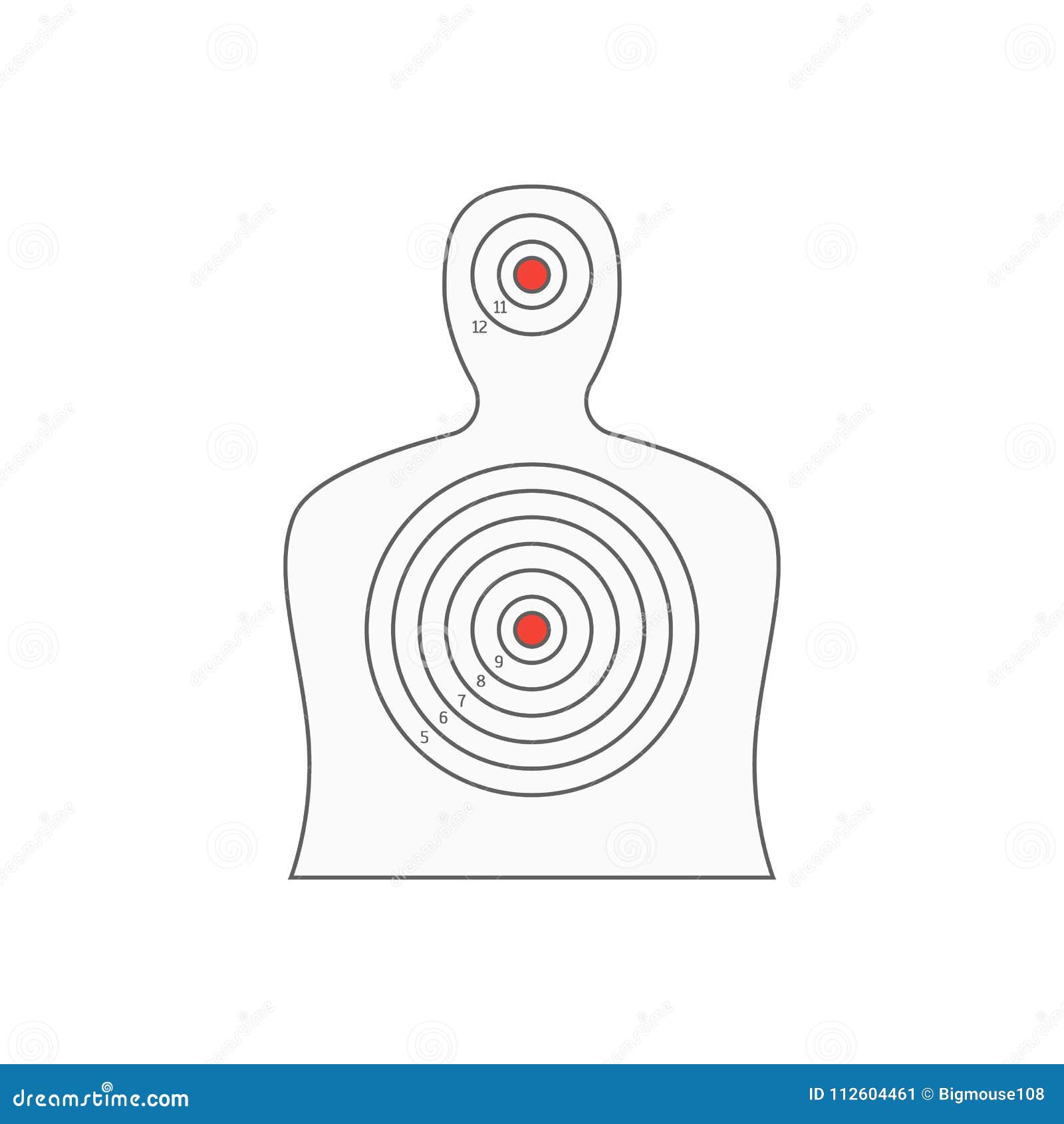 Board Target. Vector stock vector. Illustration of goal - 112604461