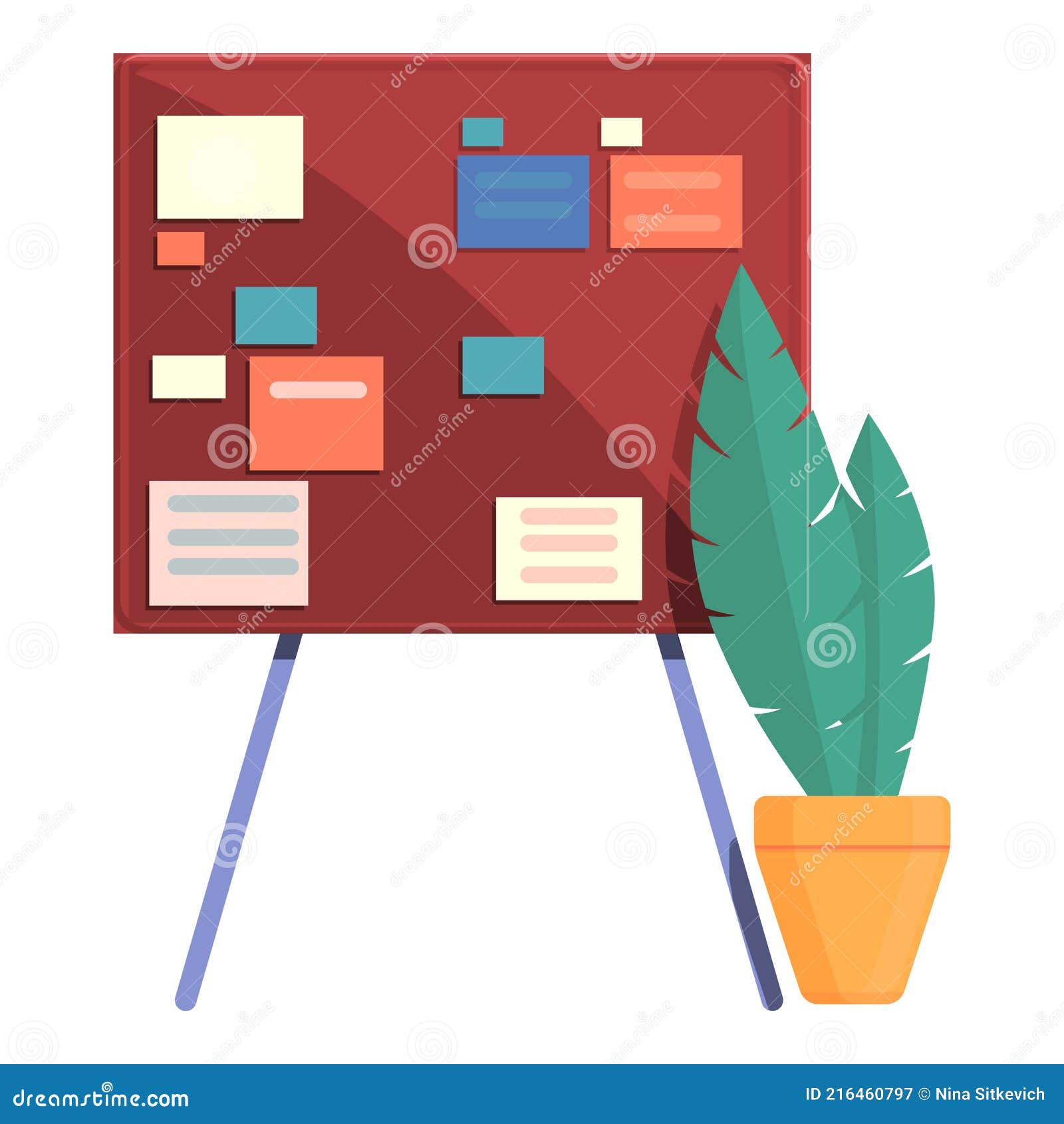 Task Schedule App UI Kit Vector Illustration | CartoonDealer.com #192147748