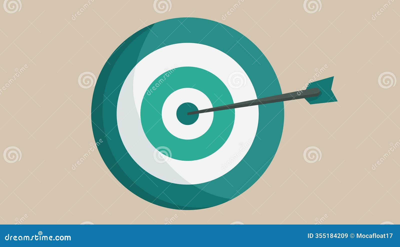 A Board Used for Throwing Targets, Arrows are Stuck in the Dartboard ...