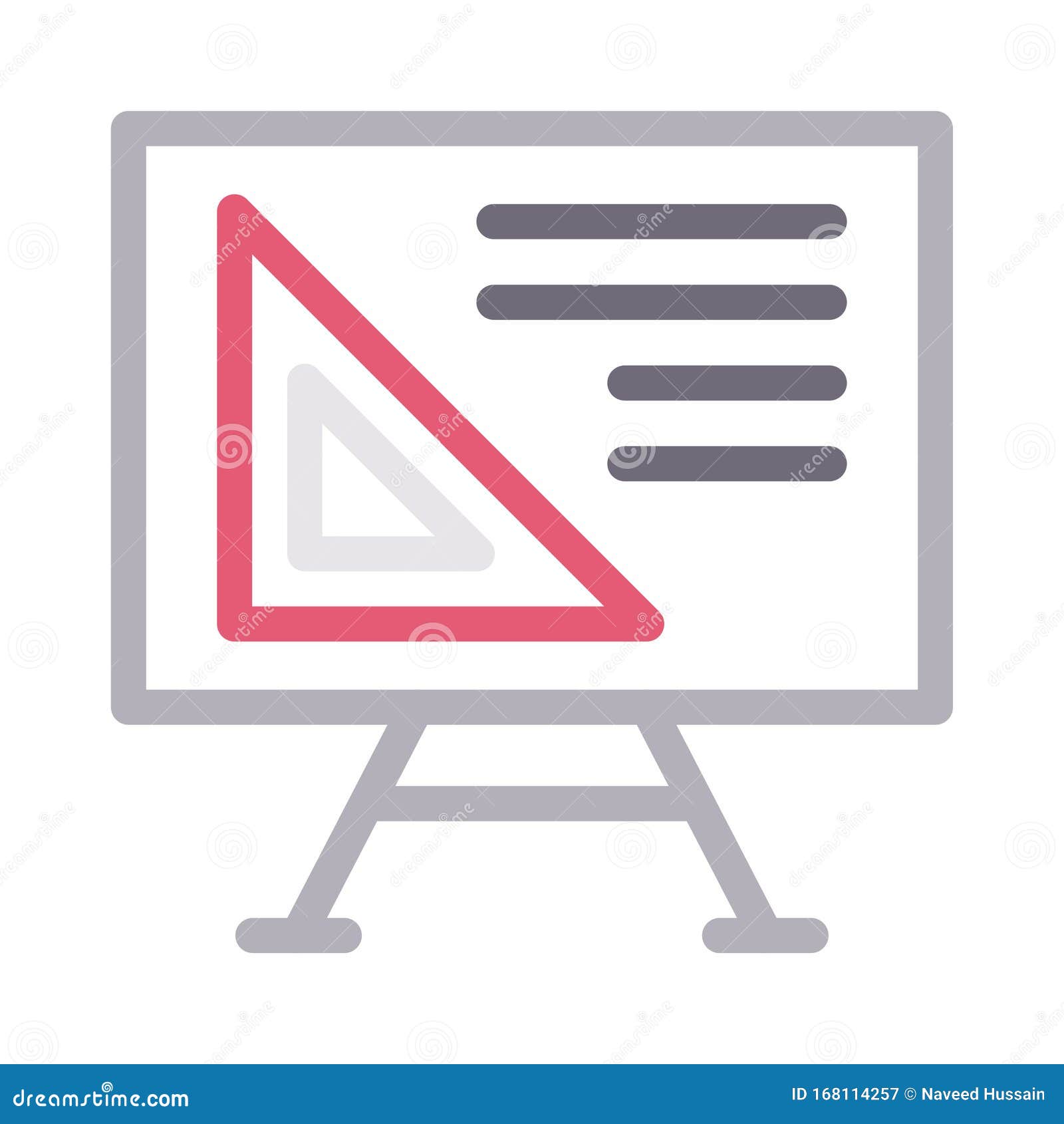 Board Vector Color Line Icon Stock Illustration - Illustration of icon ...