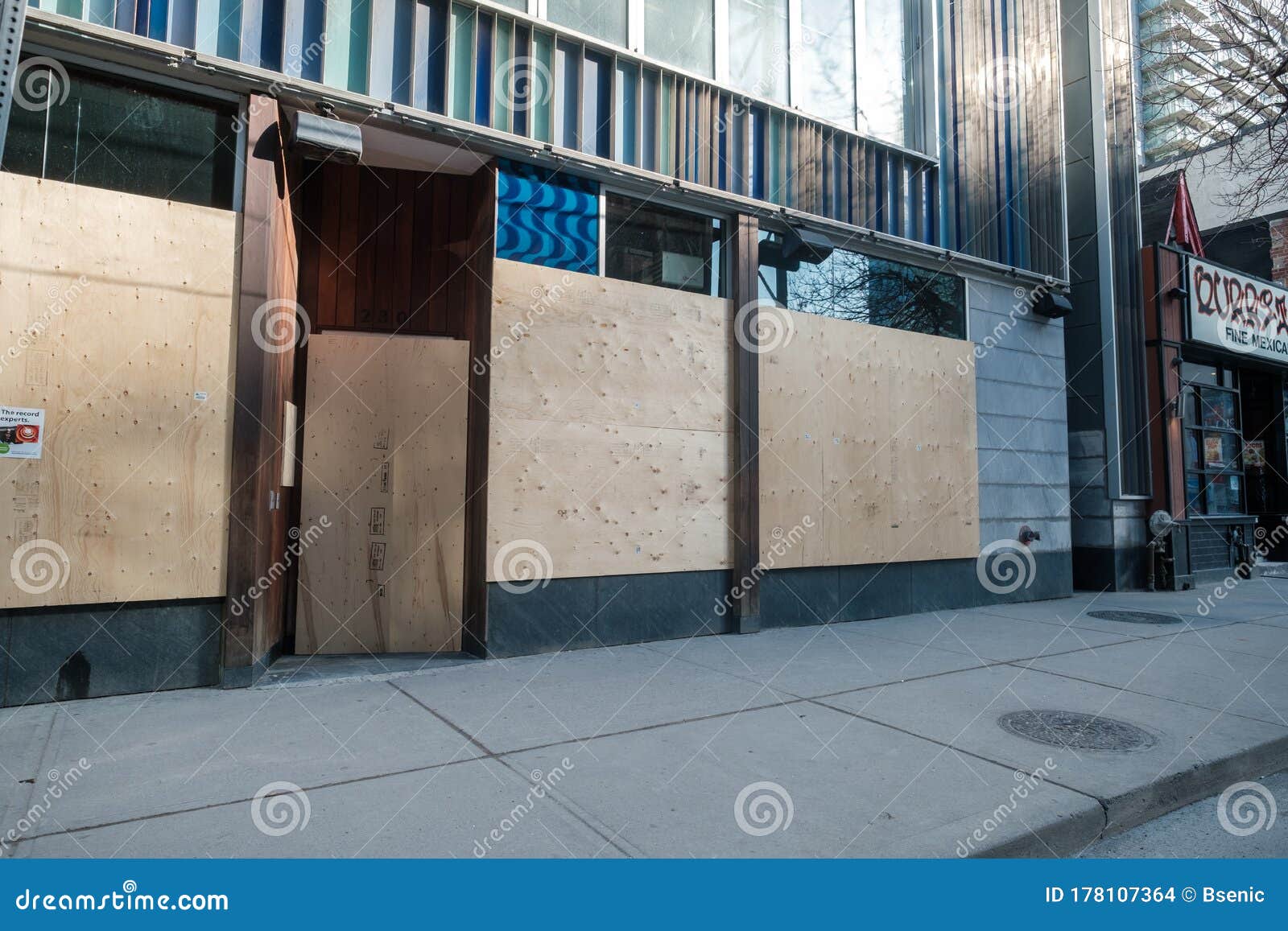 Boarded Storefront - Toronto, Canada during the Covid-19 Pandemic ...