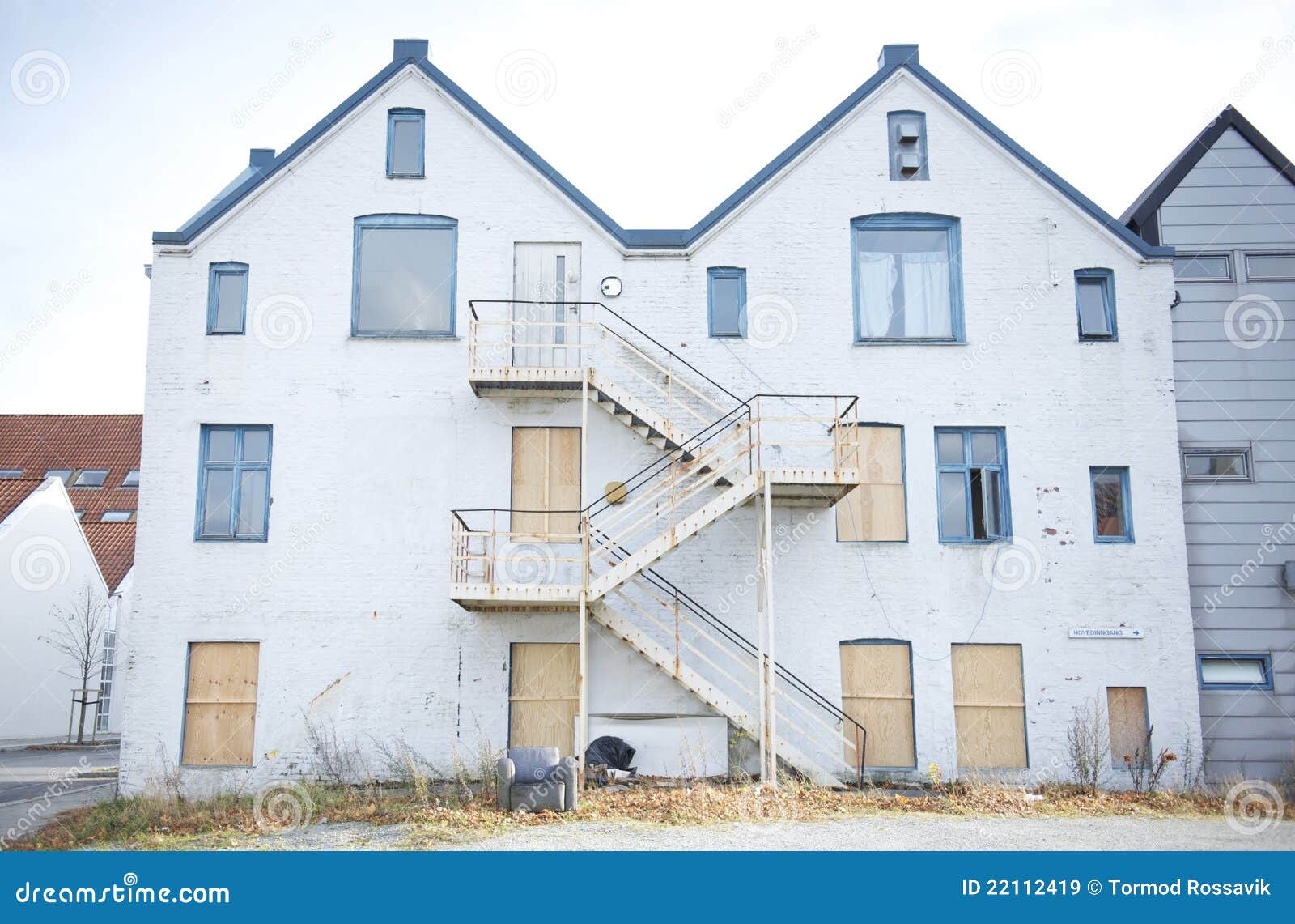 Boarded up houses stock image. Image of homes, exterior - 22112419