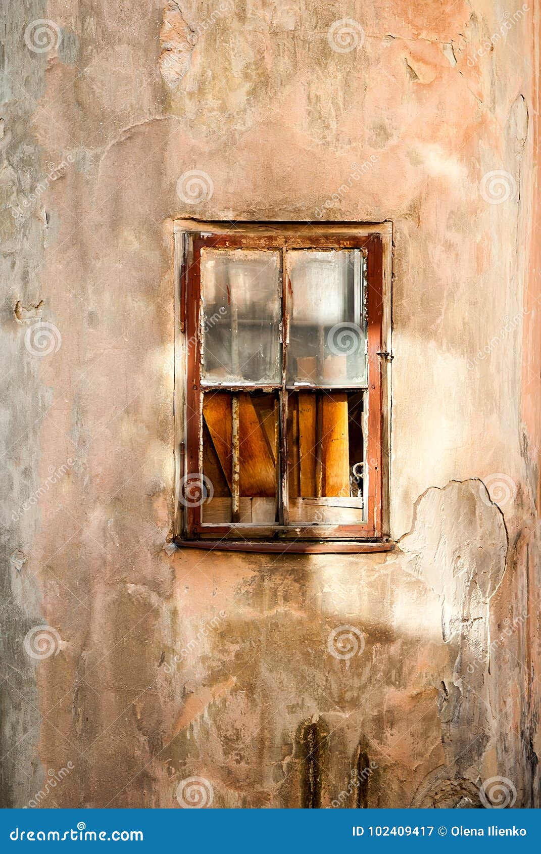 Boarded up old window stock image. Image of frame, broken - 102409417