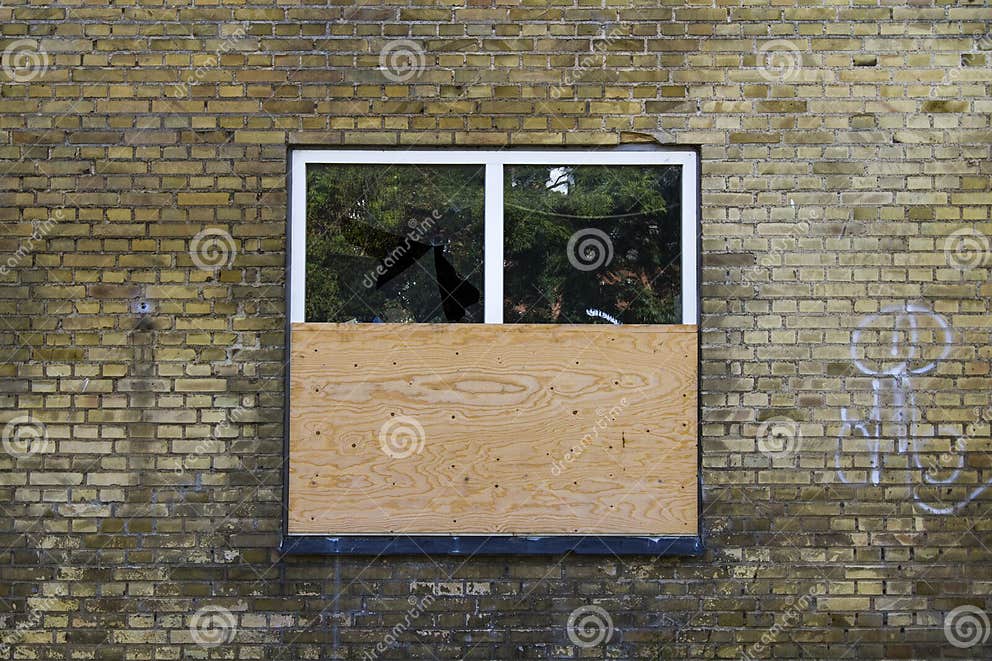 Boarded window stock image. Image of exterior, window - 33597983