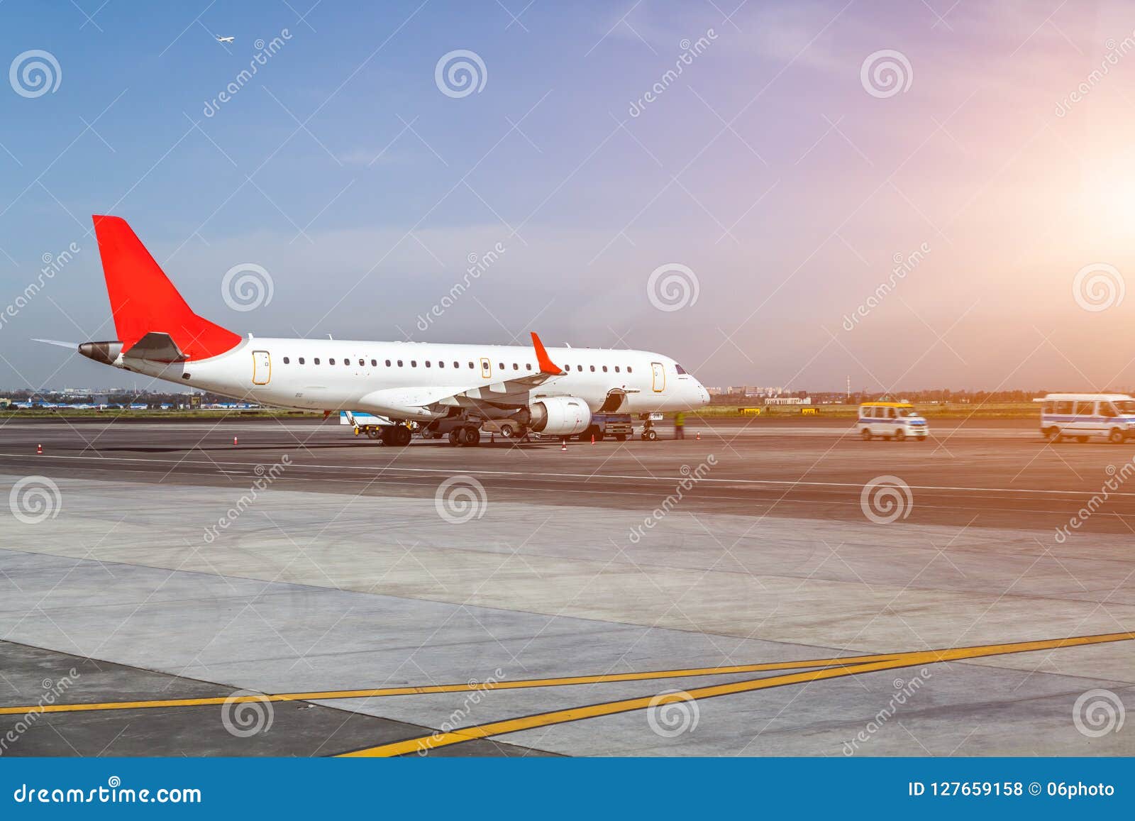 Boarding at the airport. stock photo. Image of arrive - 127659158