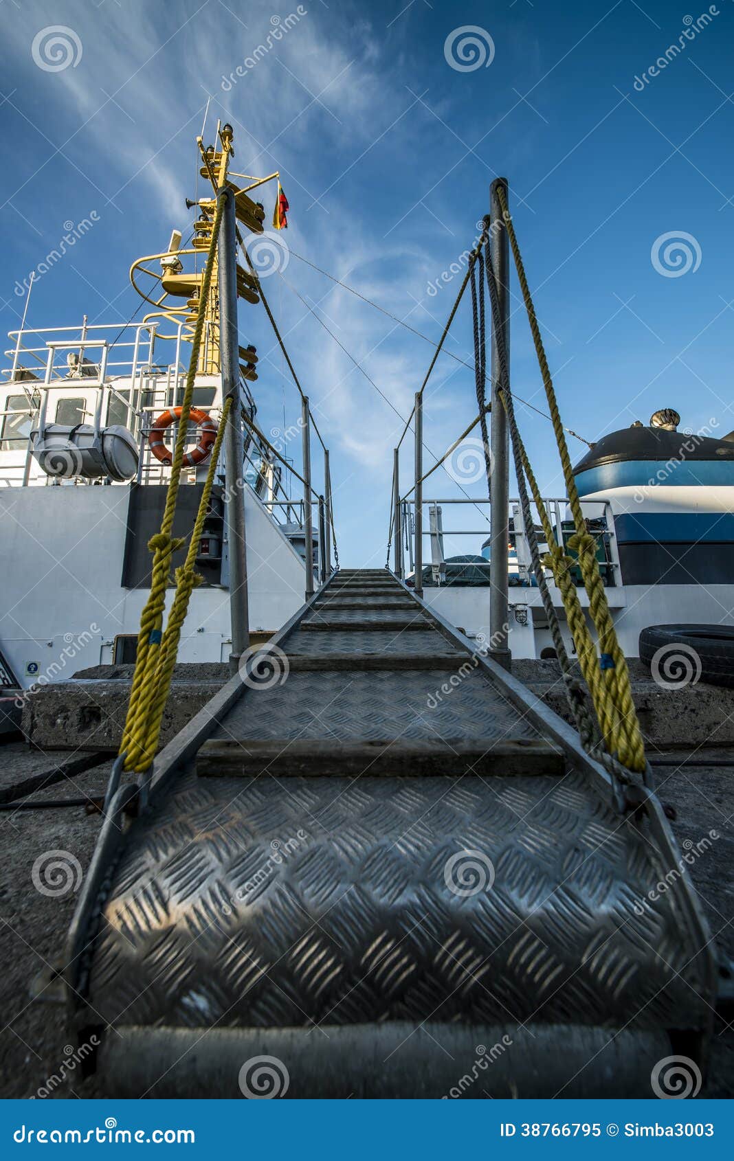 Boarding on the Ferry Boat. Stock Image - Image of boarding, tanker ...
