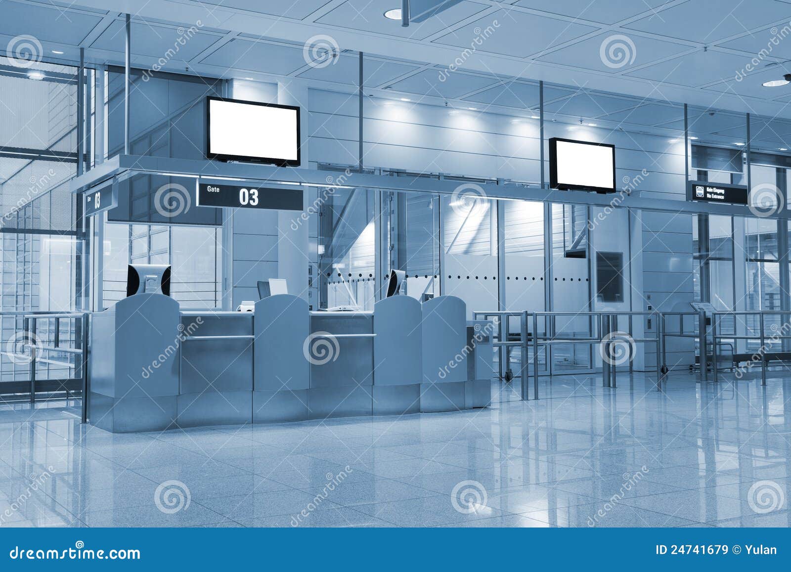 Boarding Gate at an Airport Stock Image - Image of airline, business ...