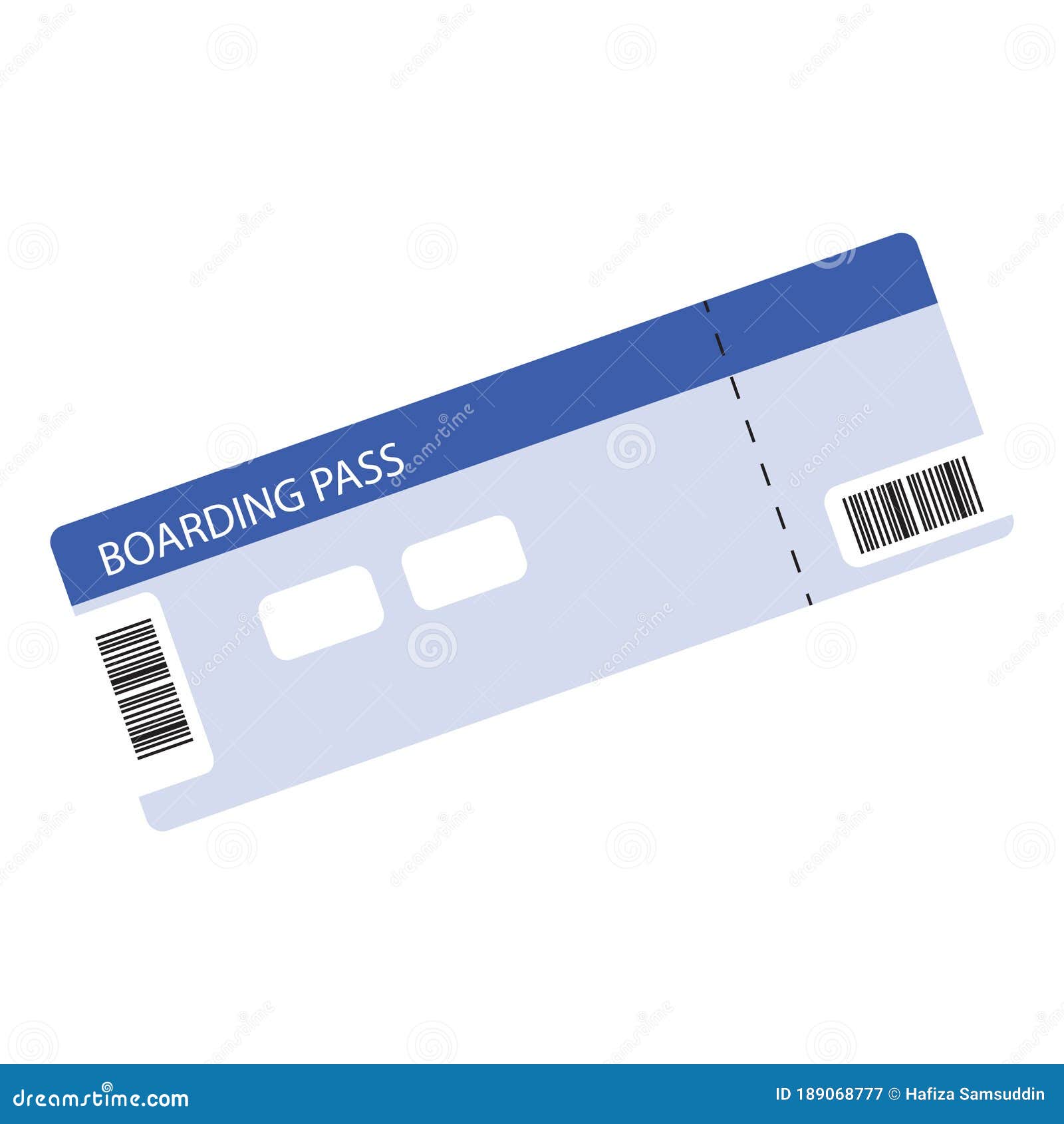 Boarding Pass. Vector Illustration Decorative Design Stock Vector ...