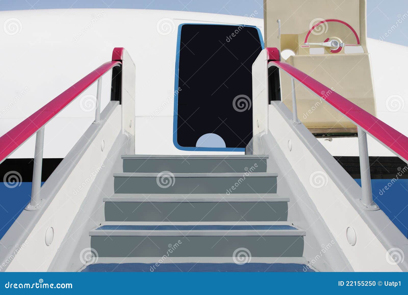 Boarding ramp stock photo. Image of steps, airplane, movable - 22155250