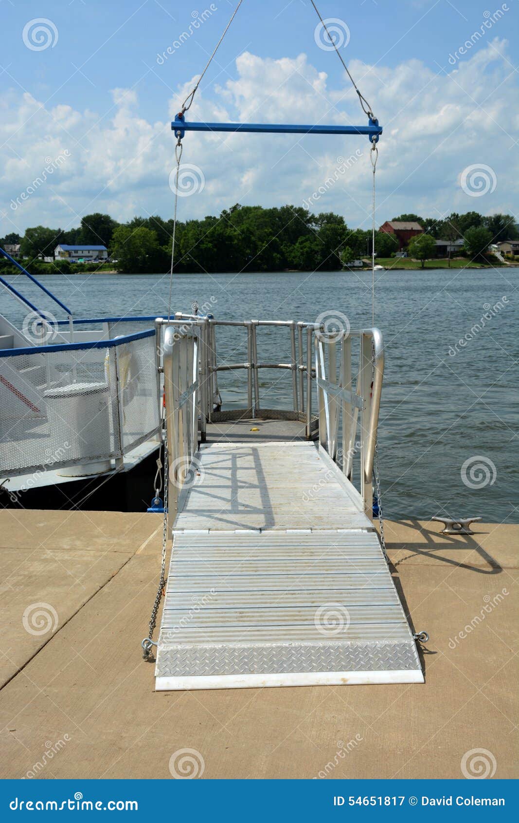 Boarding ramp stock image. Image of boarding, boats, boat - 54651817