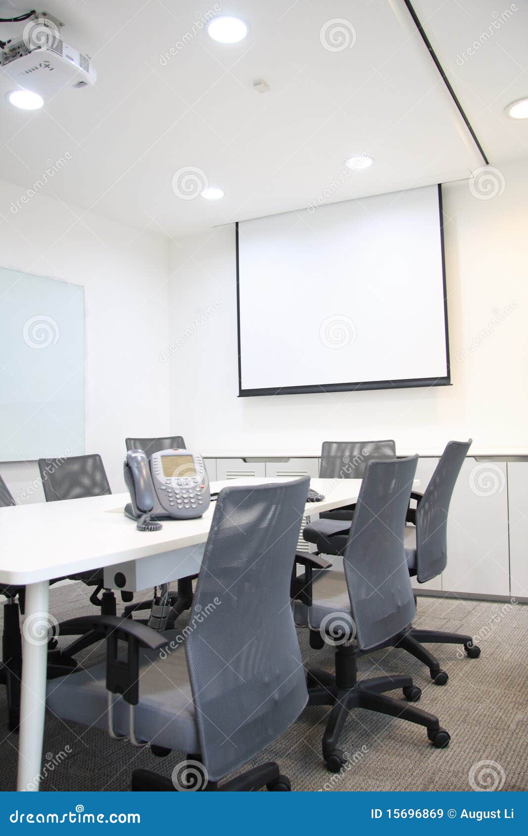 Boardroom stock image. Image of elegant, interior, presentation - 15696869