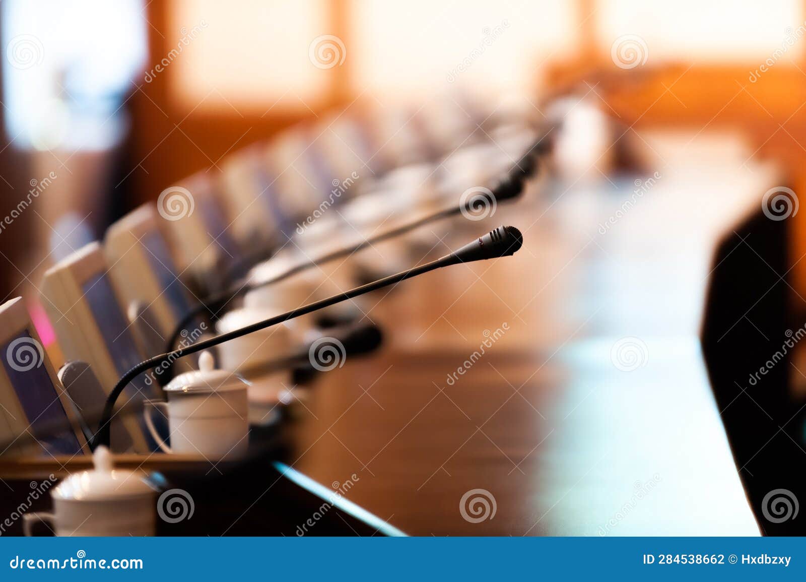 Boardroom with Intercom System Stock Photo - Image of hall, boardroom ...