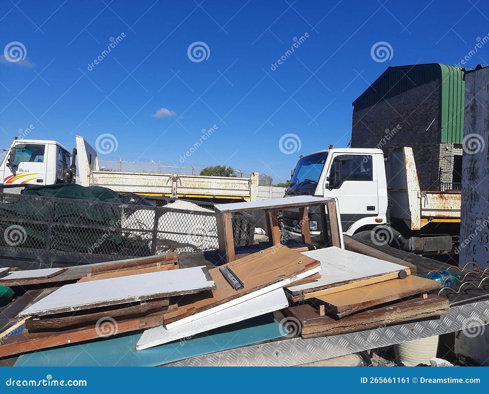 These Boards Need To Be Taken To the Dump Stock Image - Image of ...