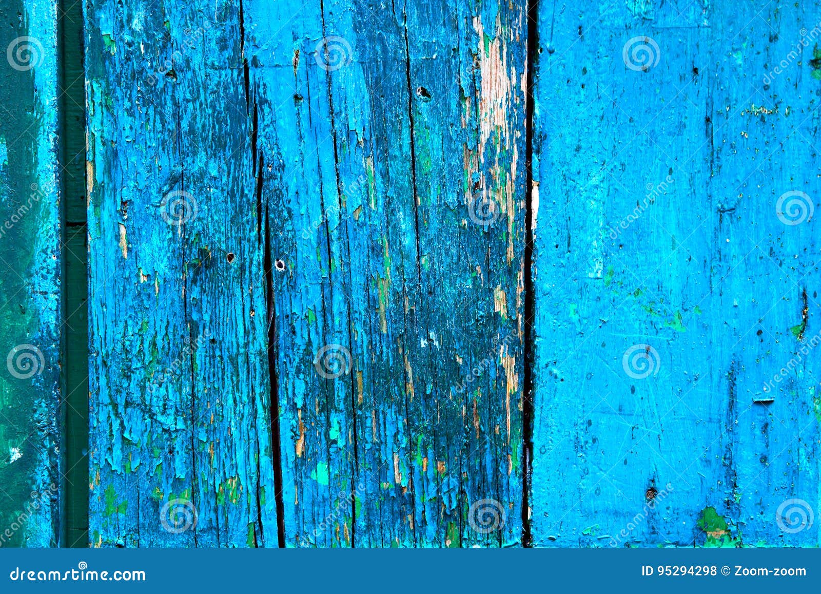 Boards with Peeling Blue Paint Stock Photo - Image of grungy, peeling ...