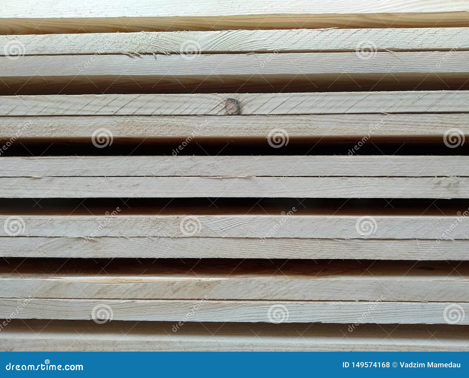 Boards pine in pallets stock photo. Image of forest - 149574168