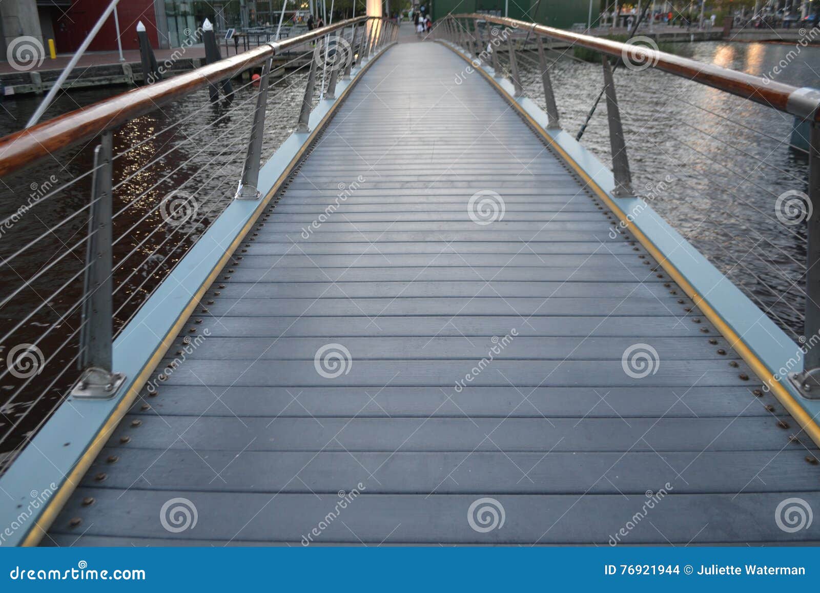 Boardwalk stock photo. Image of water, downtown, sunset - 76921944