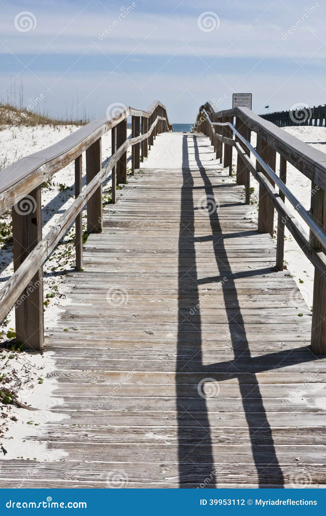 Boardwalk To the Sea stock photo. Image of holiday, shore - 39953112