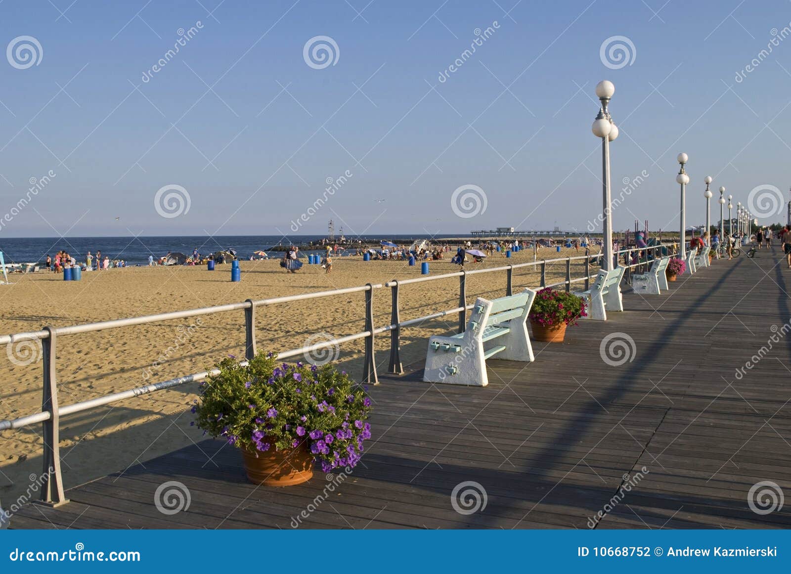 Boardwalk View stock photo. Image of sand, perspective - 10668752