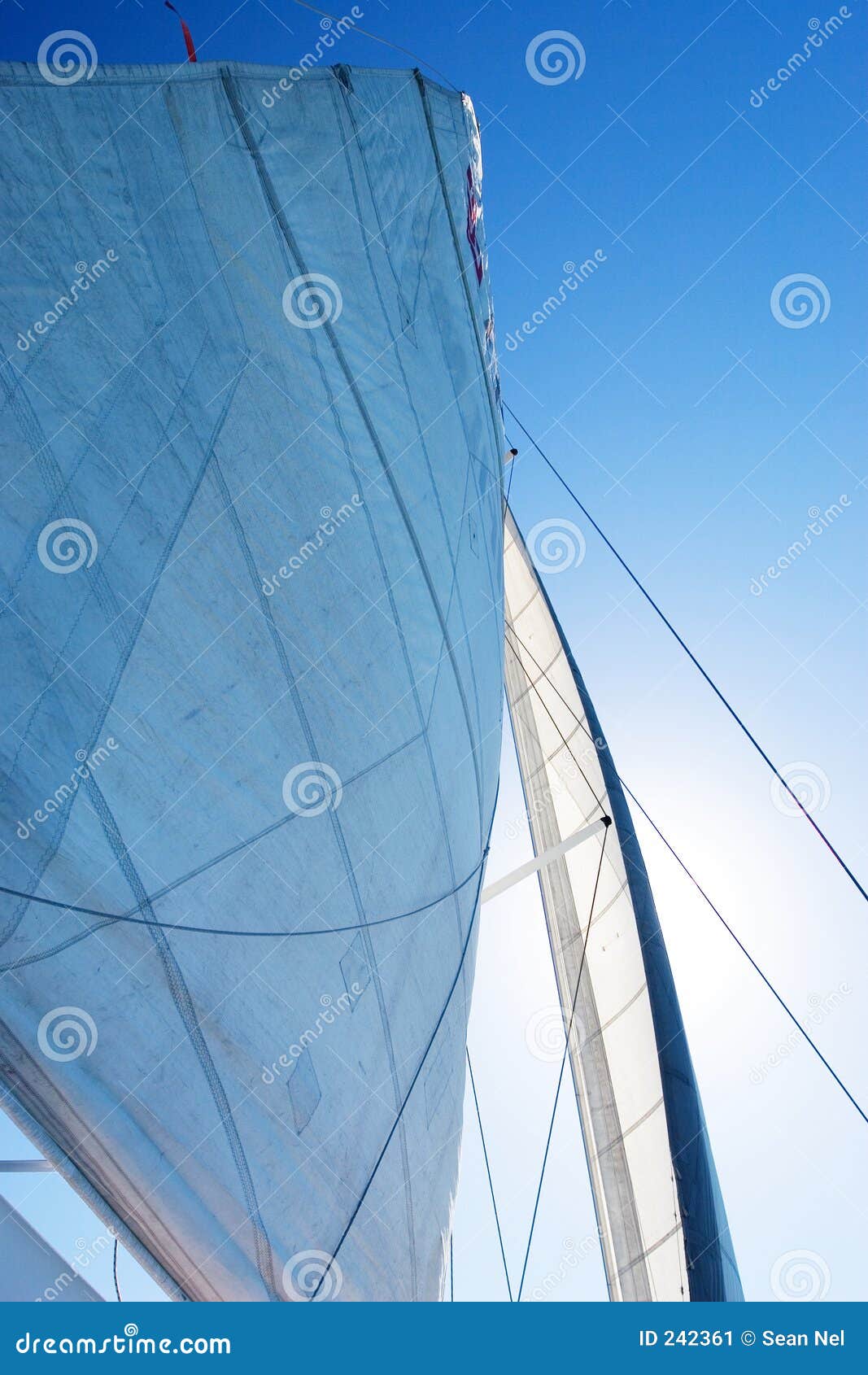 Boat #2 stock image. Image of stitched, wind, seams, ropes - 242361